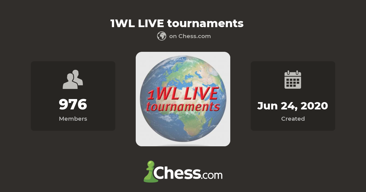 1WL LIVE tournaments - Chess Club - Chess.com