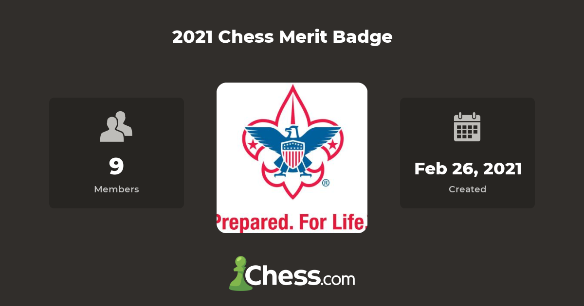 2021 Chess Merit Badge - Chess Club - Chess.com