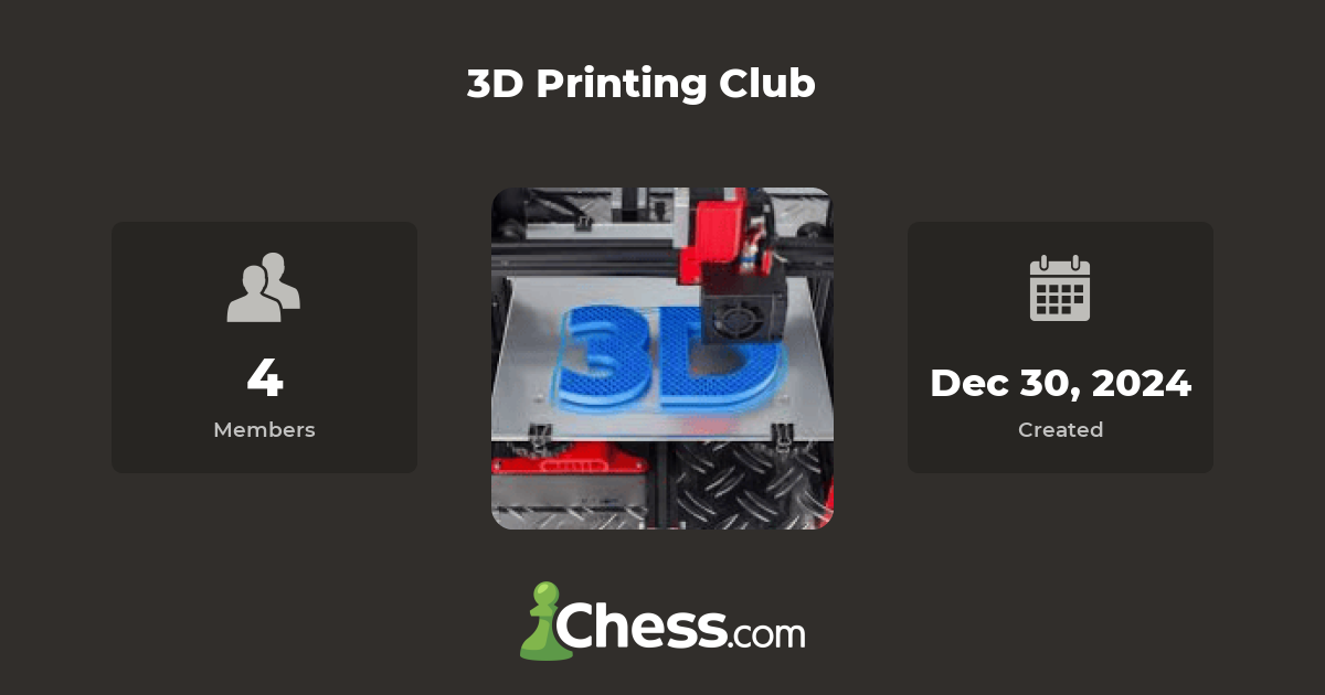3D Printing Club - Chess Club - Chess.com