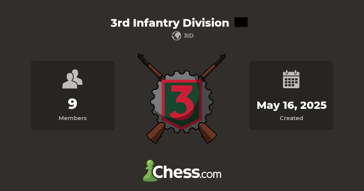 3rd Infantry Division - Chess Club - Chess.com