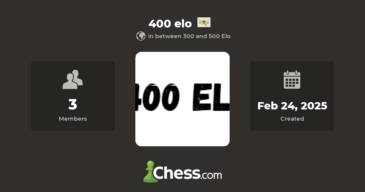 400 elo - Chess Club - Chess.com