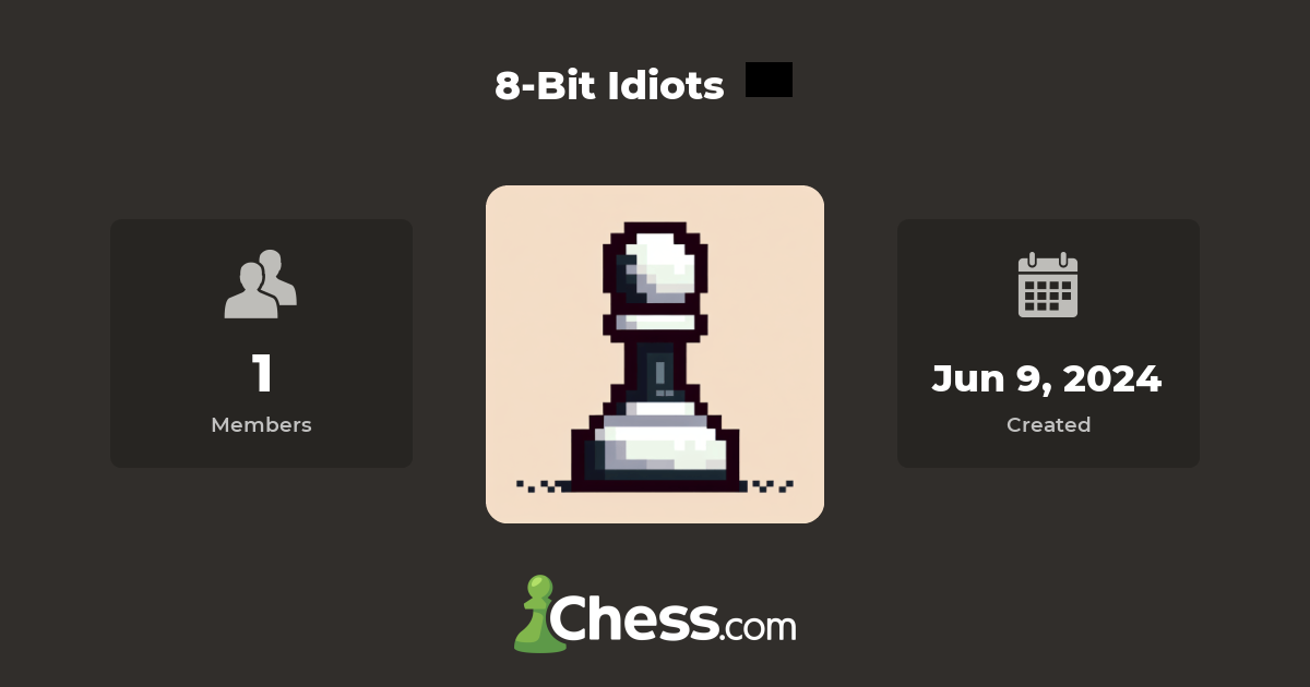 8-Bit Idiots - Chess Club - Chess.com