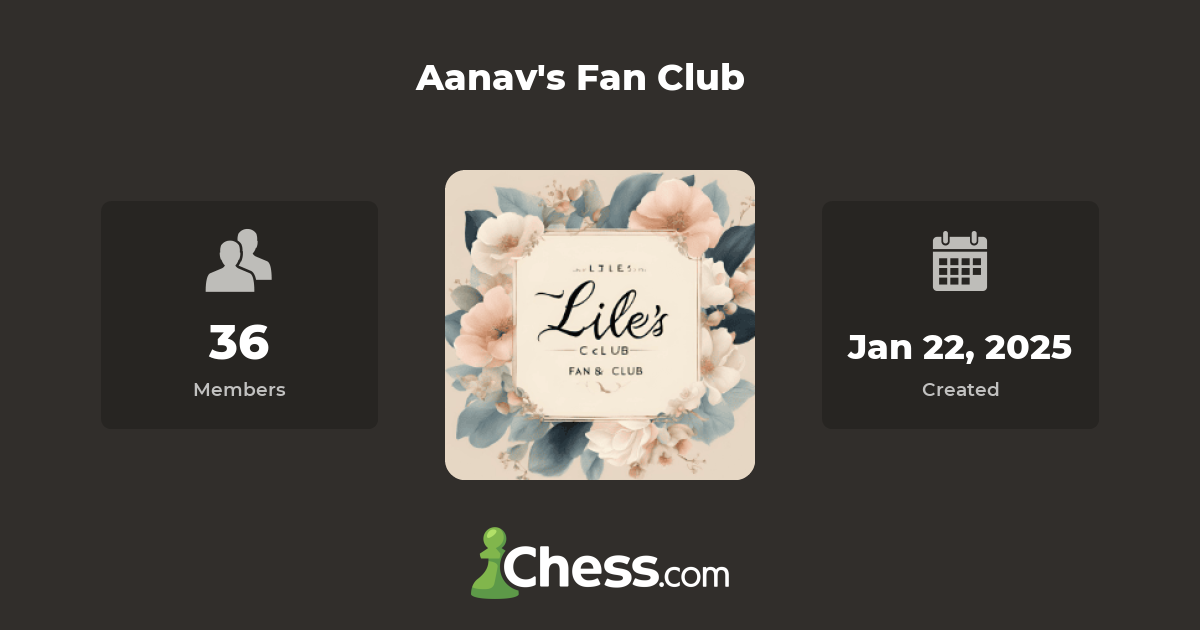 Aanav's Fan Club - Chess Club - Chess.com