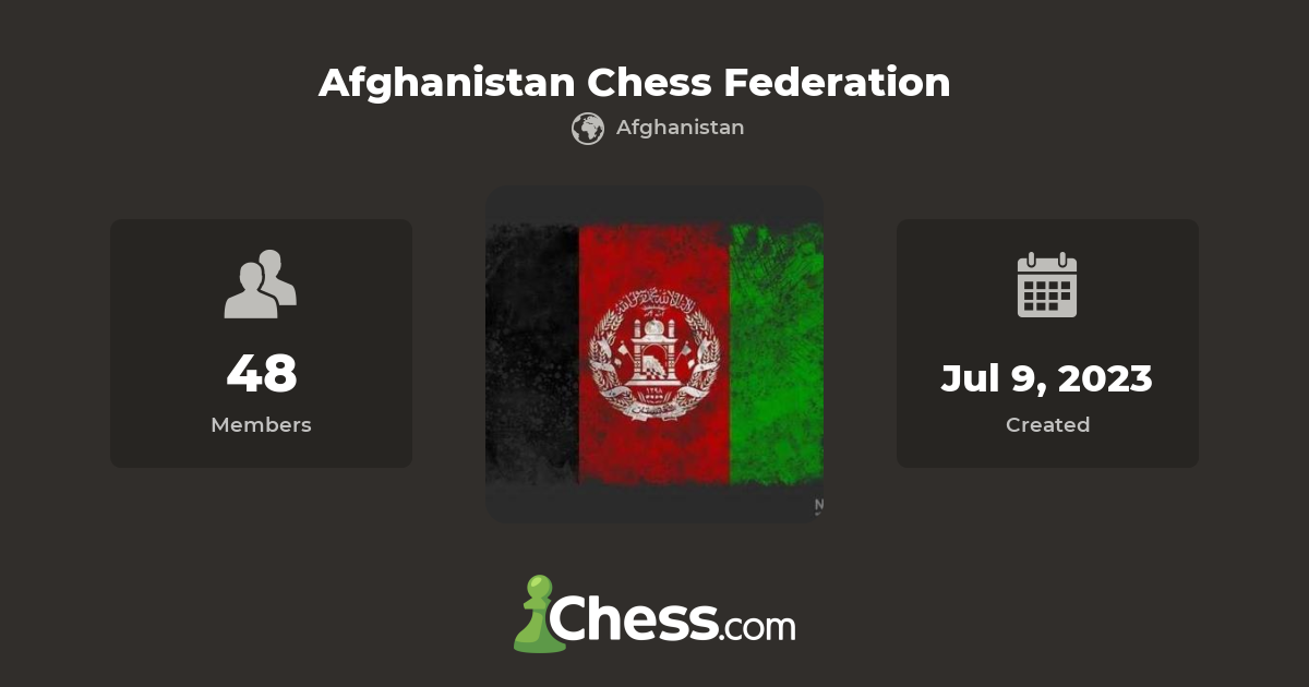 Afghanistan Chess Federation - Chess Club - Chess.com