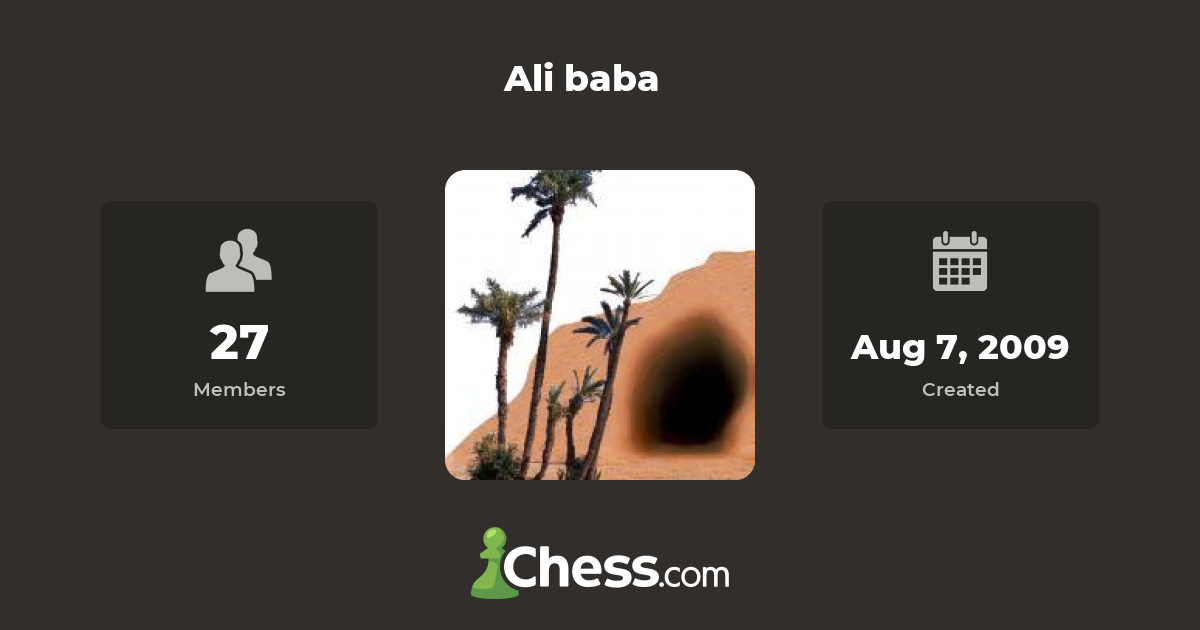 Ali baba - Chess Club - Chess.com