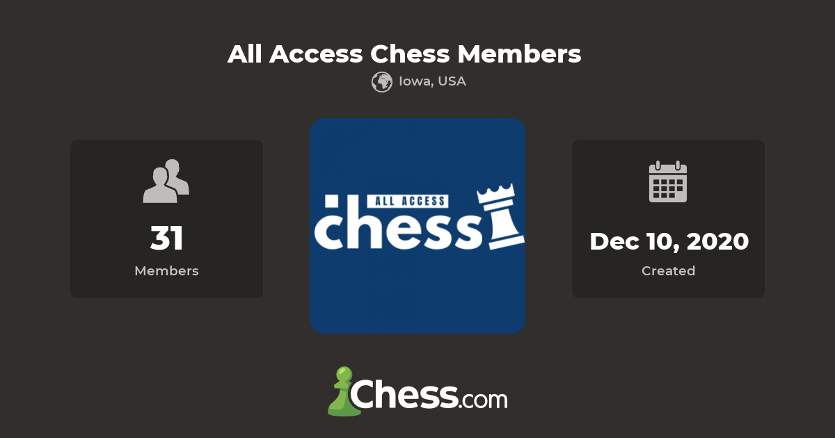 All Access Chess Members - Chess Club - Chess.com