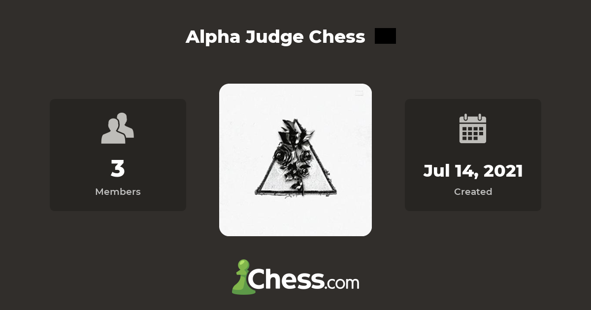 Alpha Judge Chess - Chess Club - Chess.com