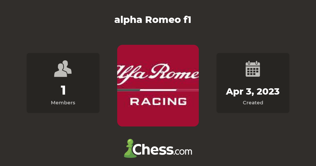 alpha Romeo f1 - Chess Club - Chess.com