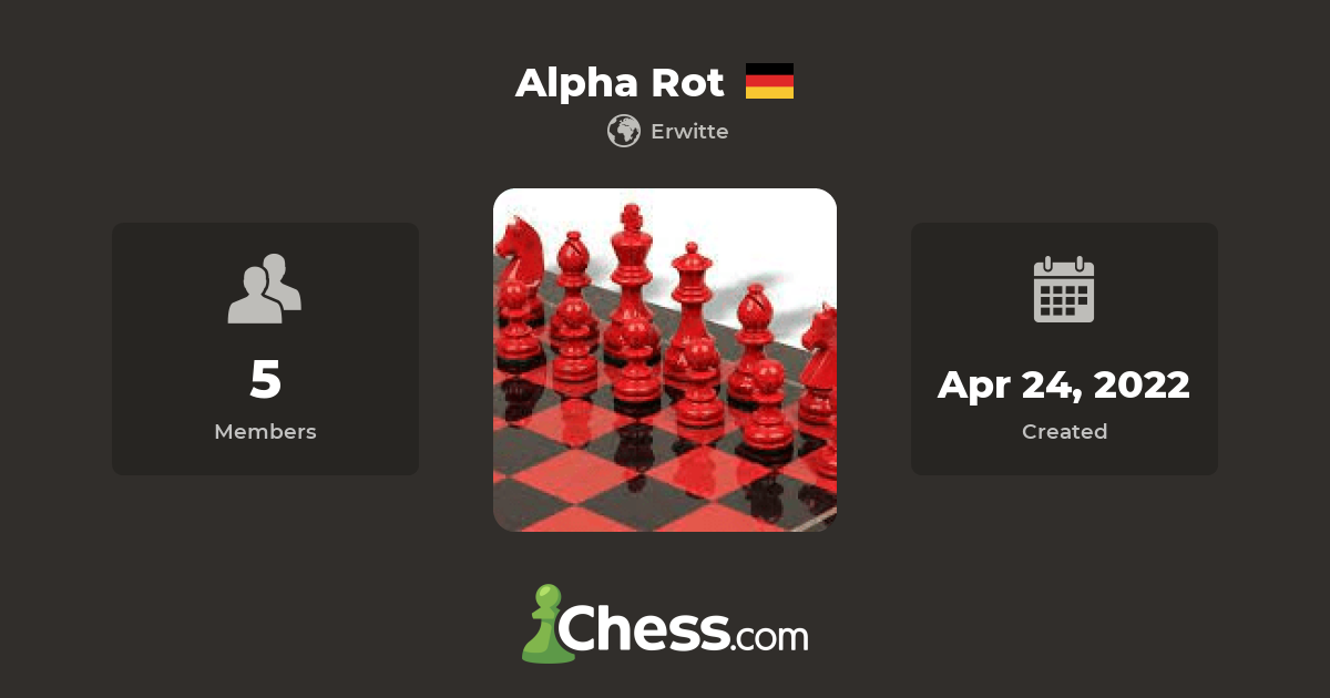 Alpha Rot - Chess Club - Chess.com