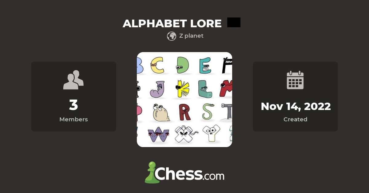 ALPHABET LORE - Chess Club - Chess.com