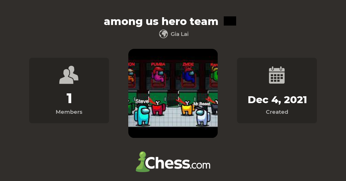 among us hero team - Chess Club - Chess.com
