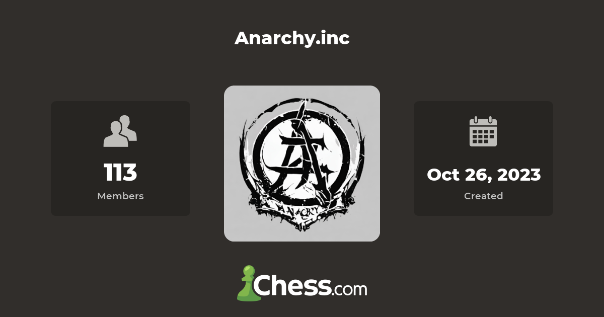 Anarchy.inc - Chess Club - Chess.com