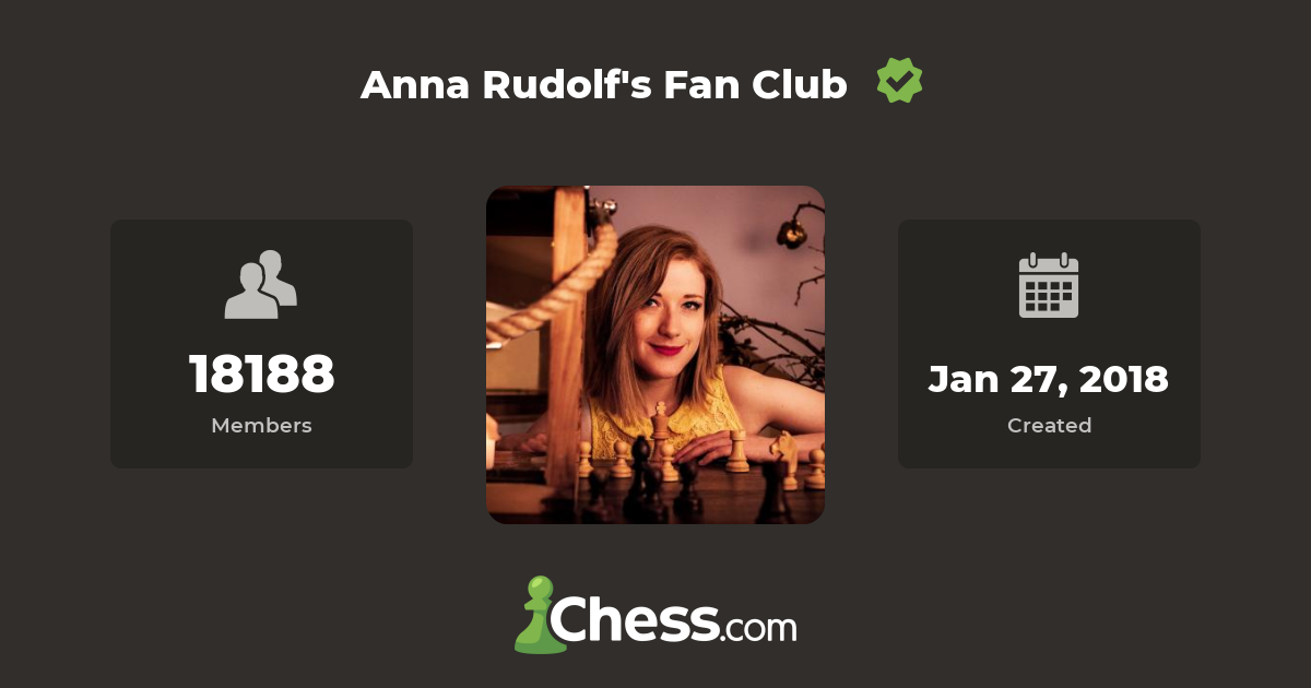 Anna Rudolf's Fan Club - Chess Club - Chess.com
