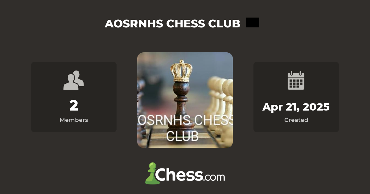 AOSRNHS CHESS CLUB - Chess Club - Chess.com