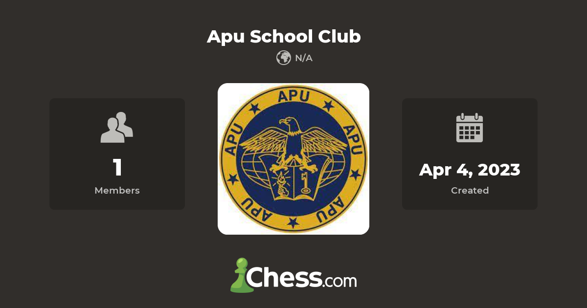 Apu School Club - Chess Club - Chess.com