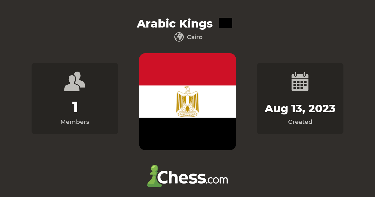 Arabic Kings - Chess Club - Chess.com