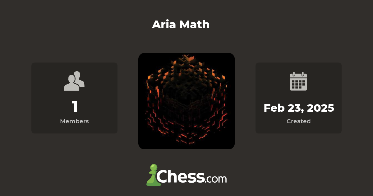 Aria Math - Chess Club - Chess.com