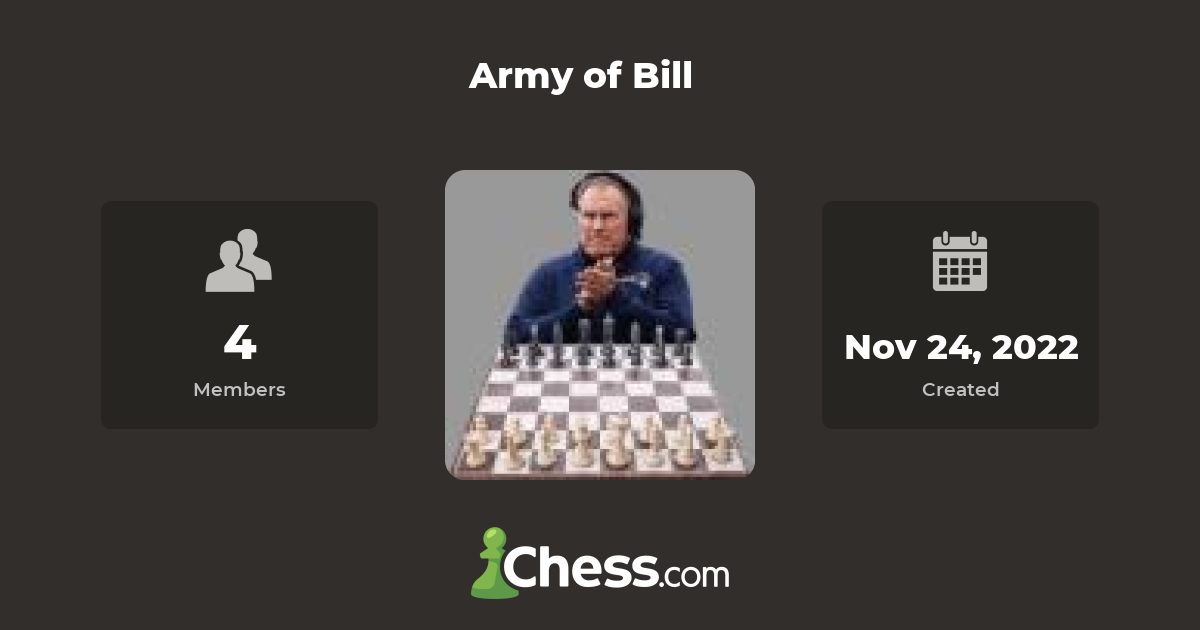 Army of Bill - Chess Club - Chess.com