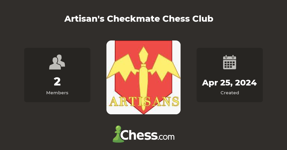 Artisan's Checkmate Chess Club - Chess Club - Chess.com