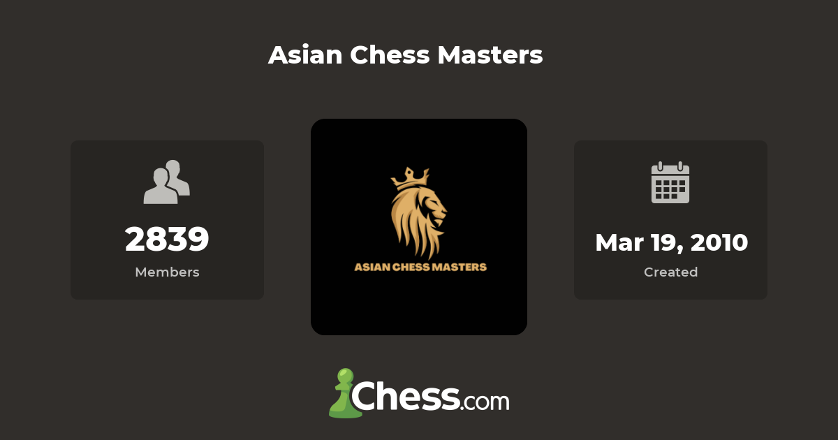 Asian Chess Masters - Chess Club - Chess.com