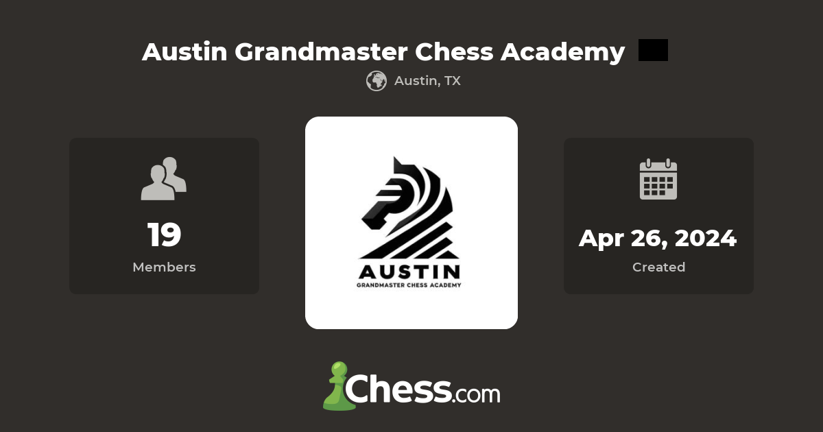 Austin Grandmaster Chess Academy - Chess Club - Chess.com