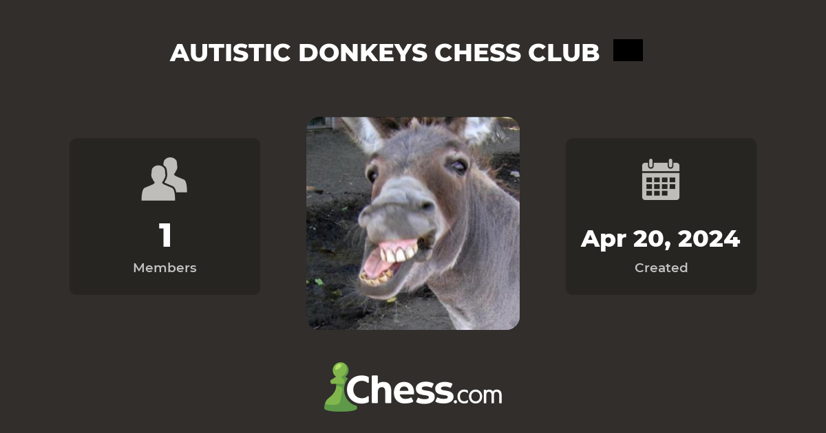 AUTISTIC DONKEYS CHESS CLUB - Chess Club - Chess.com