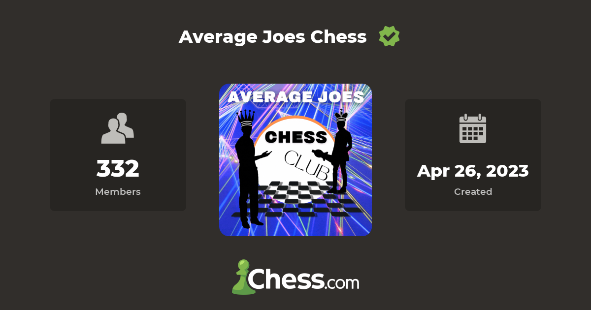 Average Joes Chess - Chess Club - Chess.com