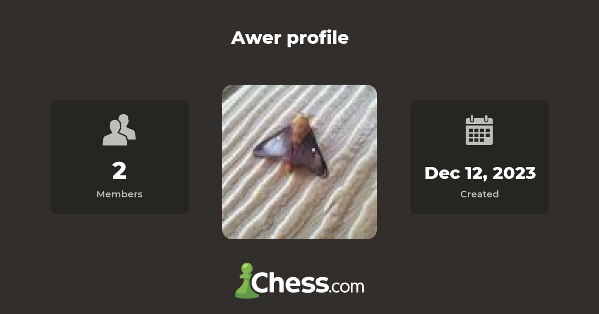 Awer profile - Chess Club - Chess.com