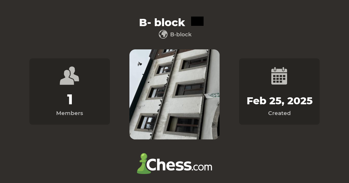 B- block - Chess Club - Chess.com