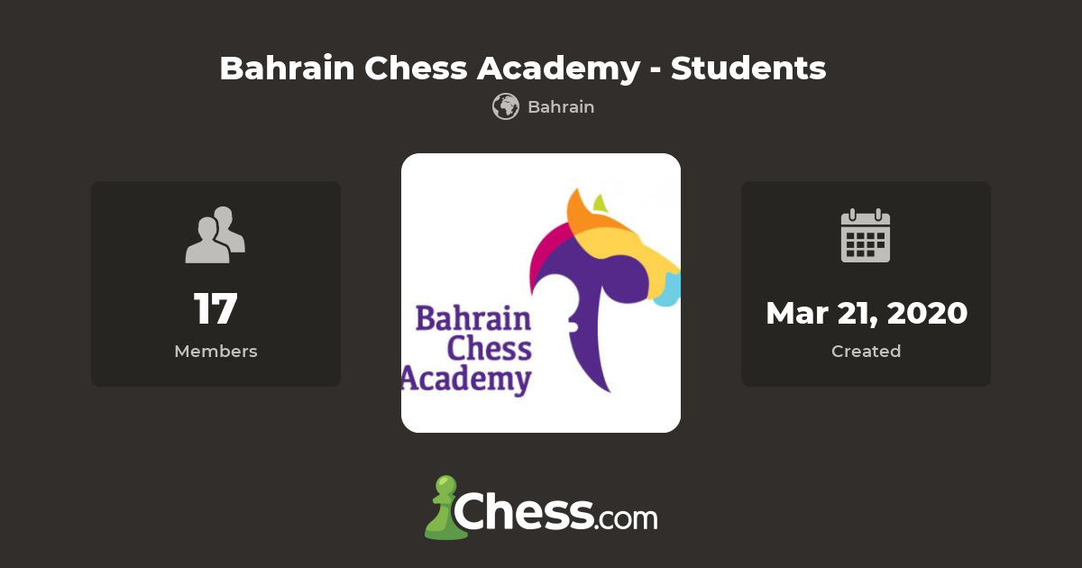 Bahrain Chess Academy - Students - Chess Club - Chess.com