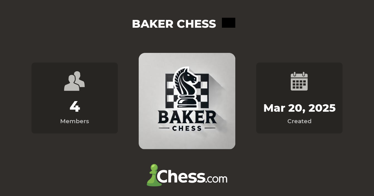 BAKER CHESS - Chess Club - Chess.com