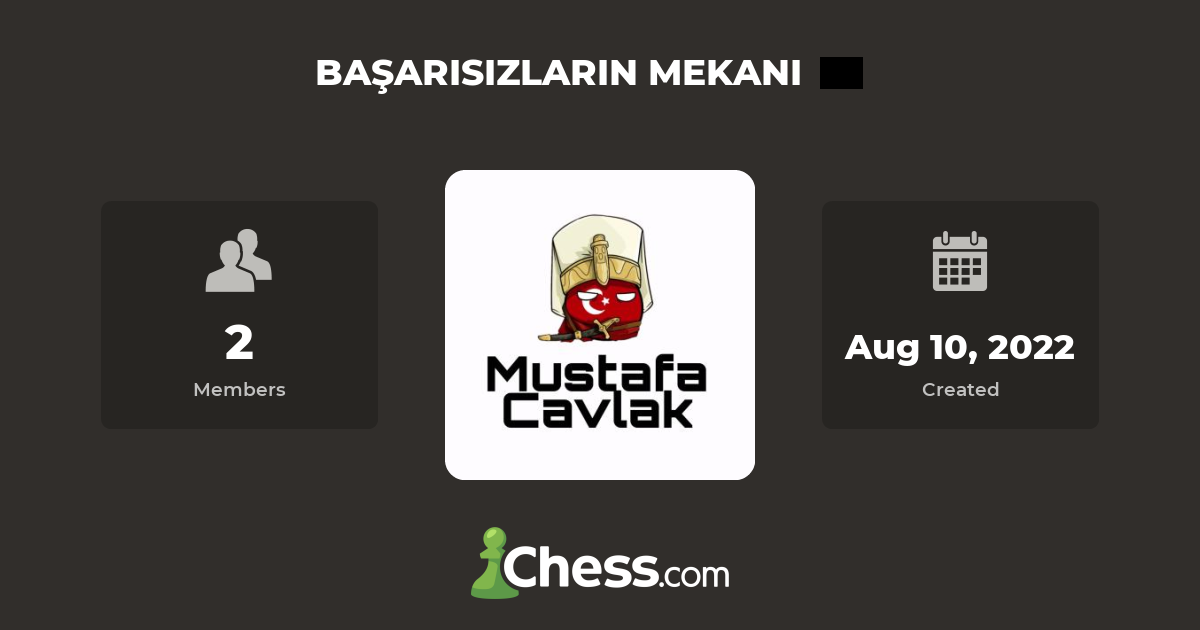 BAŞARISIZLARIN MEKANI - Chess Club - Chess.com