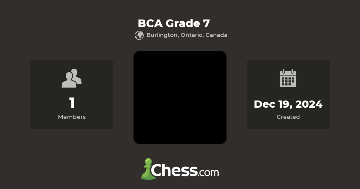 BCA Grade 7 - Chess Club - Chess.com