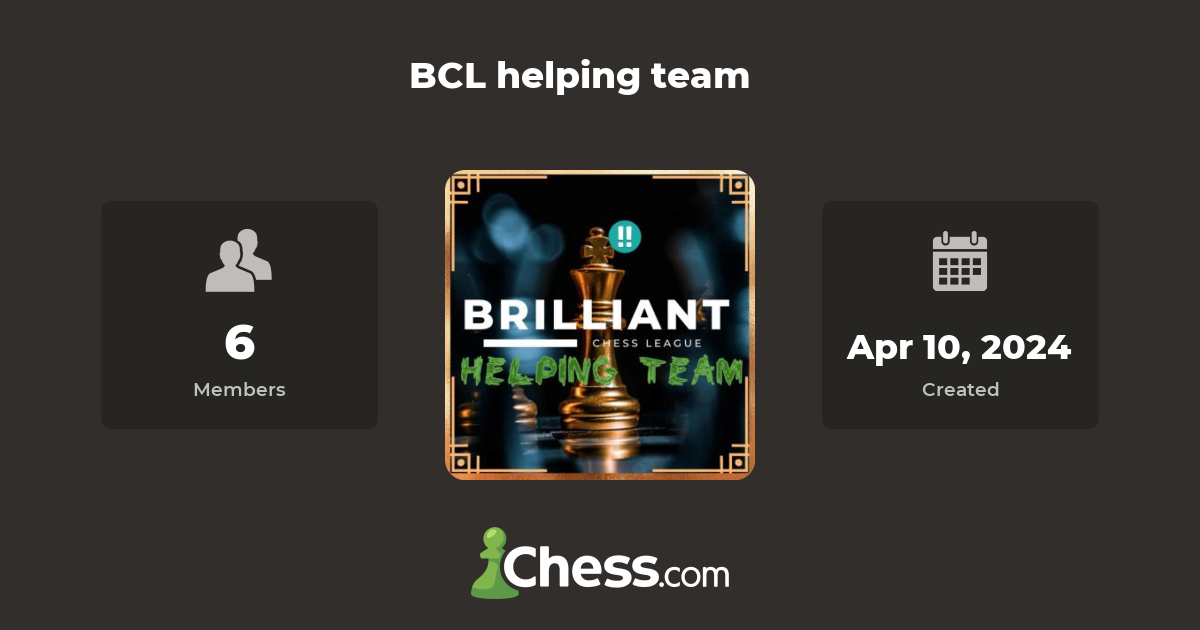 BCL helping team - Chess Club - Chess.com
