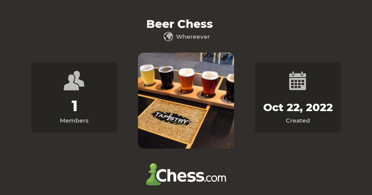 Beer Chess - Chess Club - Chess.com