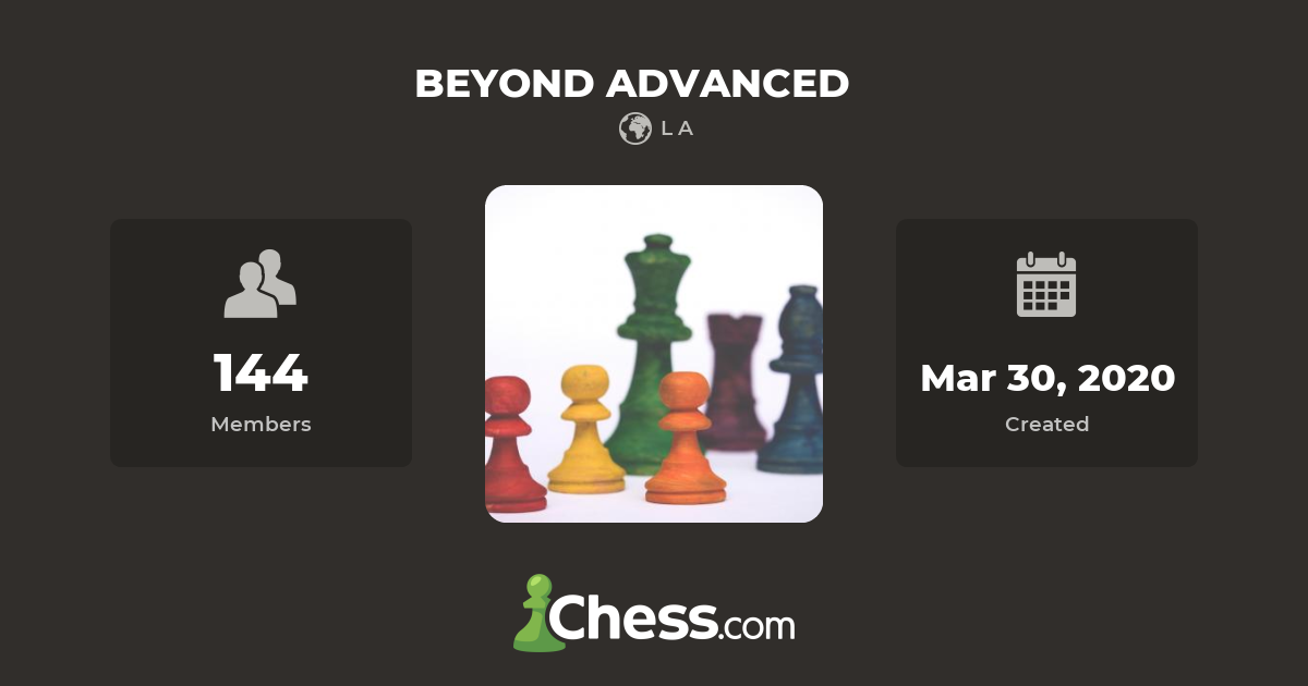 BEYOND ADVANCED - Chess Club - Chess.com