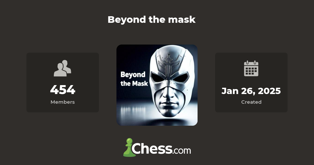 Beyond the mask - Chess Club - Chess.com