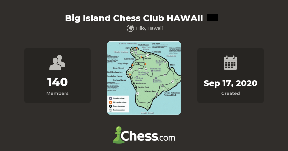 Big Island Chess Club HAWAII - Chess Club - Chess.com