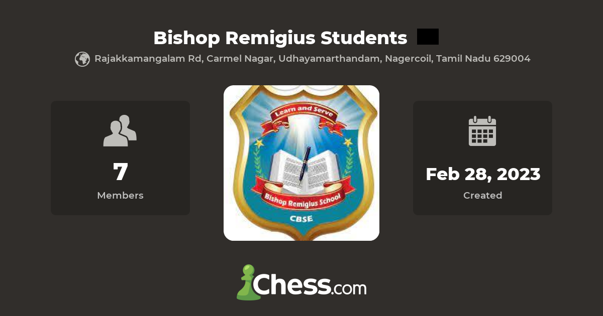 Bishop Remigius Students - Chess Club - Chess.com