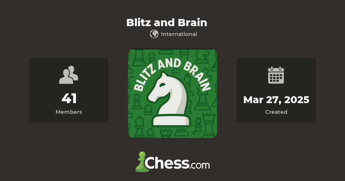 Blitz and Brain - Chess Club - Chess.com