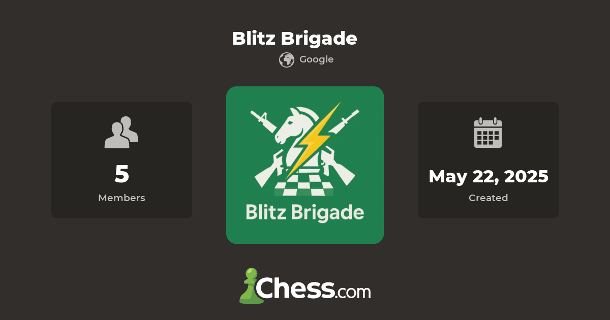 Blitz Brigade - Chess Club - Chess.com