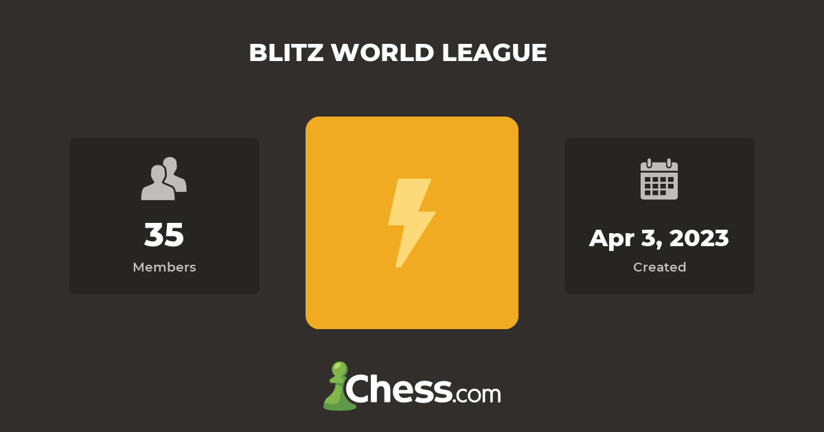 BLITZ WORLD LEAGUE - Chess Club - Chess.com