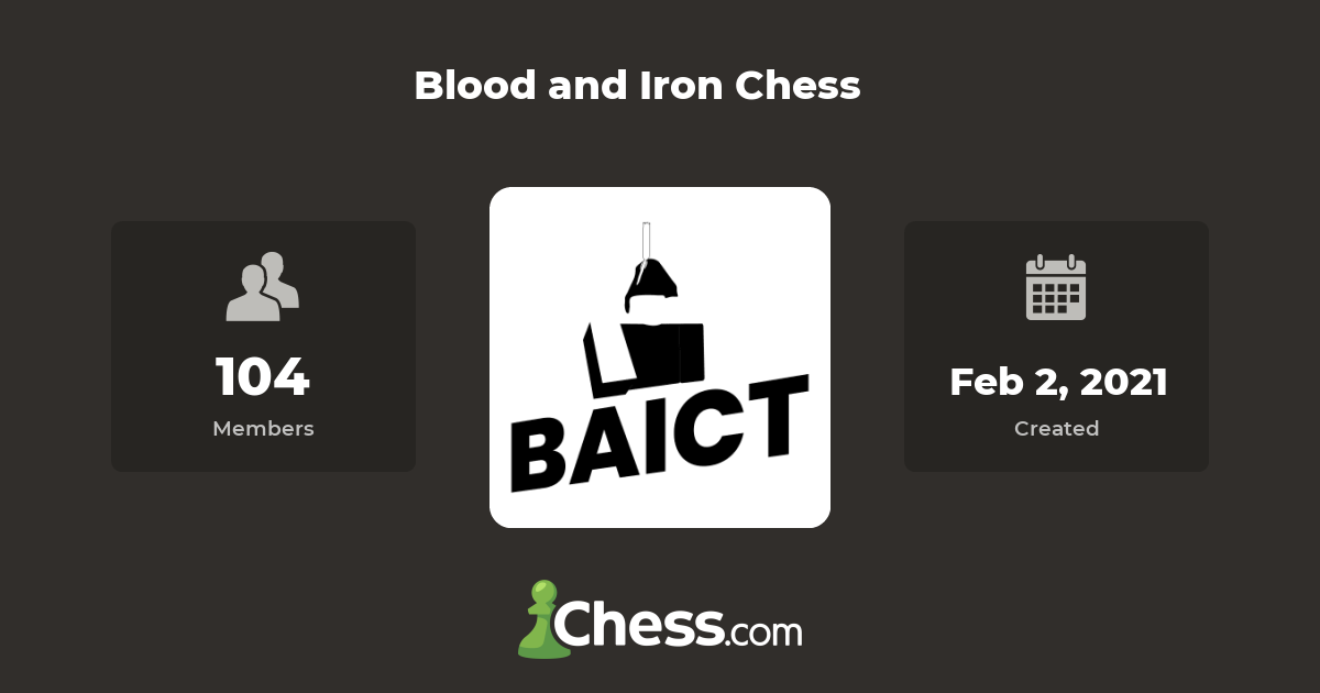 Blood and Iron Chess - Chess Club - Chess.com