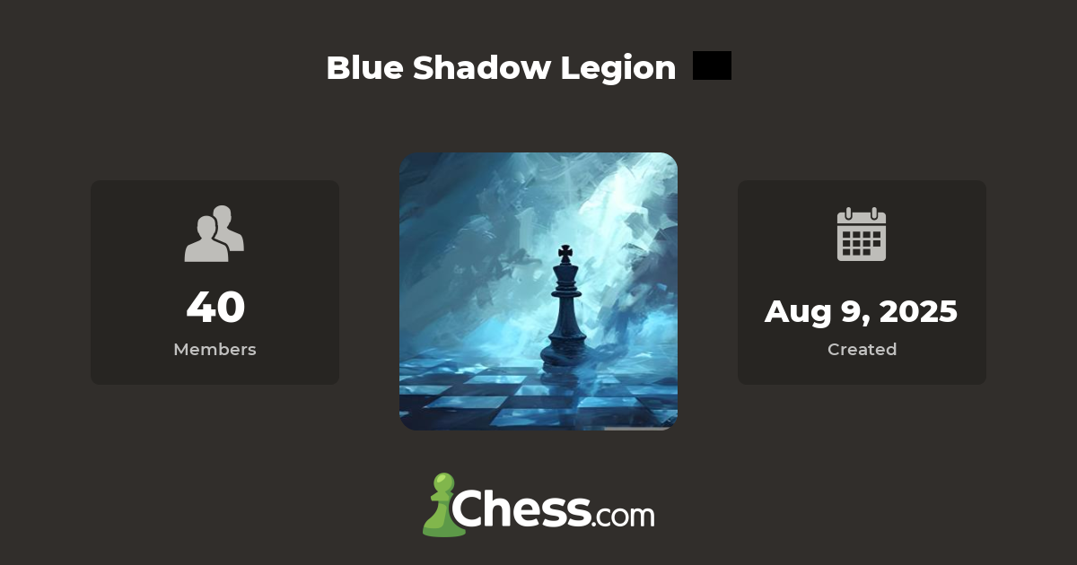 Blue Shadow Legion - Chess Club - Chess.com