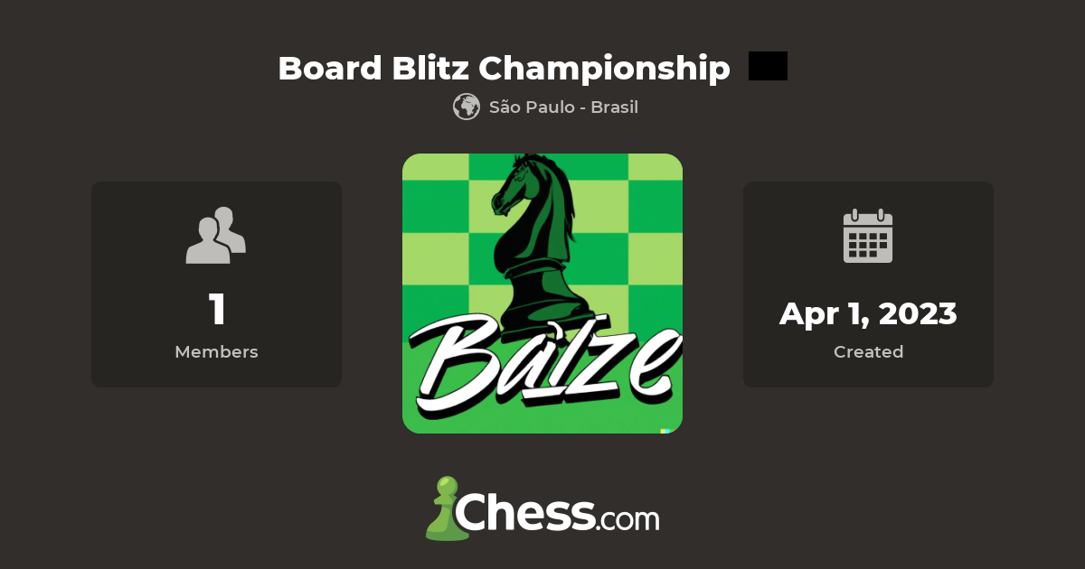 Board Blitz Championship - Chess Club - Chess.com