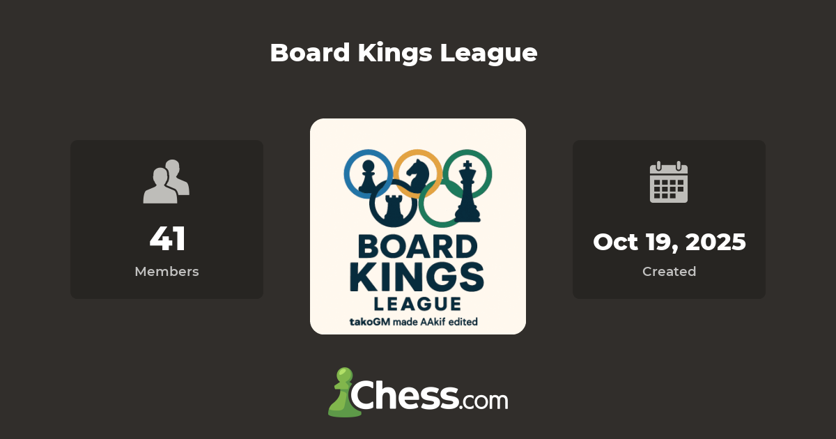 Board Kings League - Chess Club - Chess.com