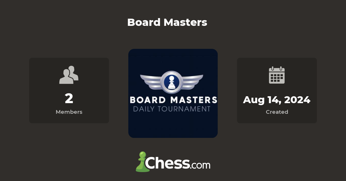 Board Masters - Chess Club - Chess.com