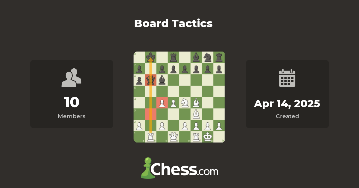 Board Tactics - Chess Club - Chess.com