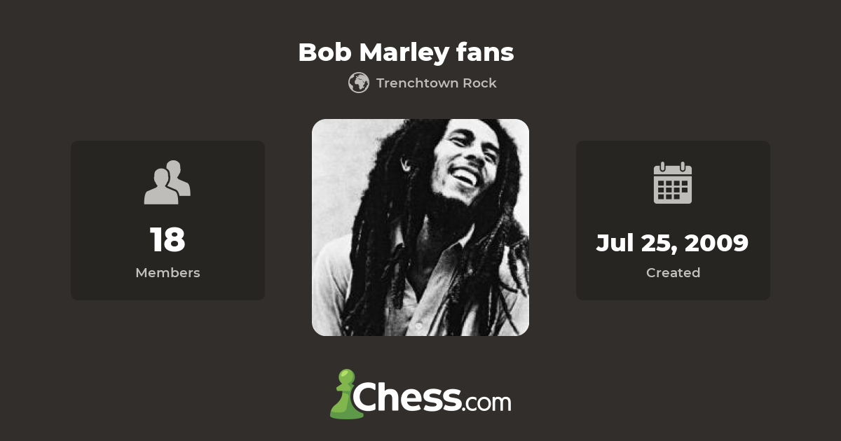 Bob Marley fans - Chess Club - Chess.com