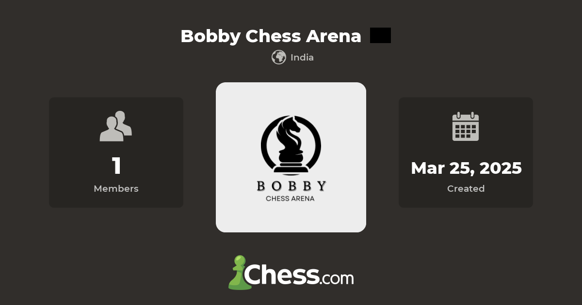 Bobby Chess Arena - Chess Club - Chess.com
